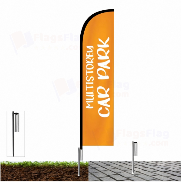 Multi Storey Car Park Beach Flag Flag Prices Cheapest Price Dimensions ...